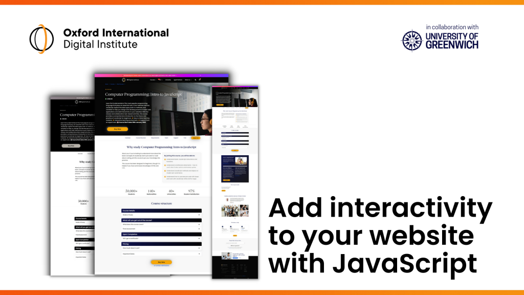 Introduction to JavaScript - OI Digital Institute