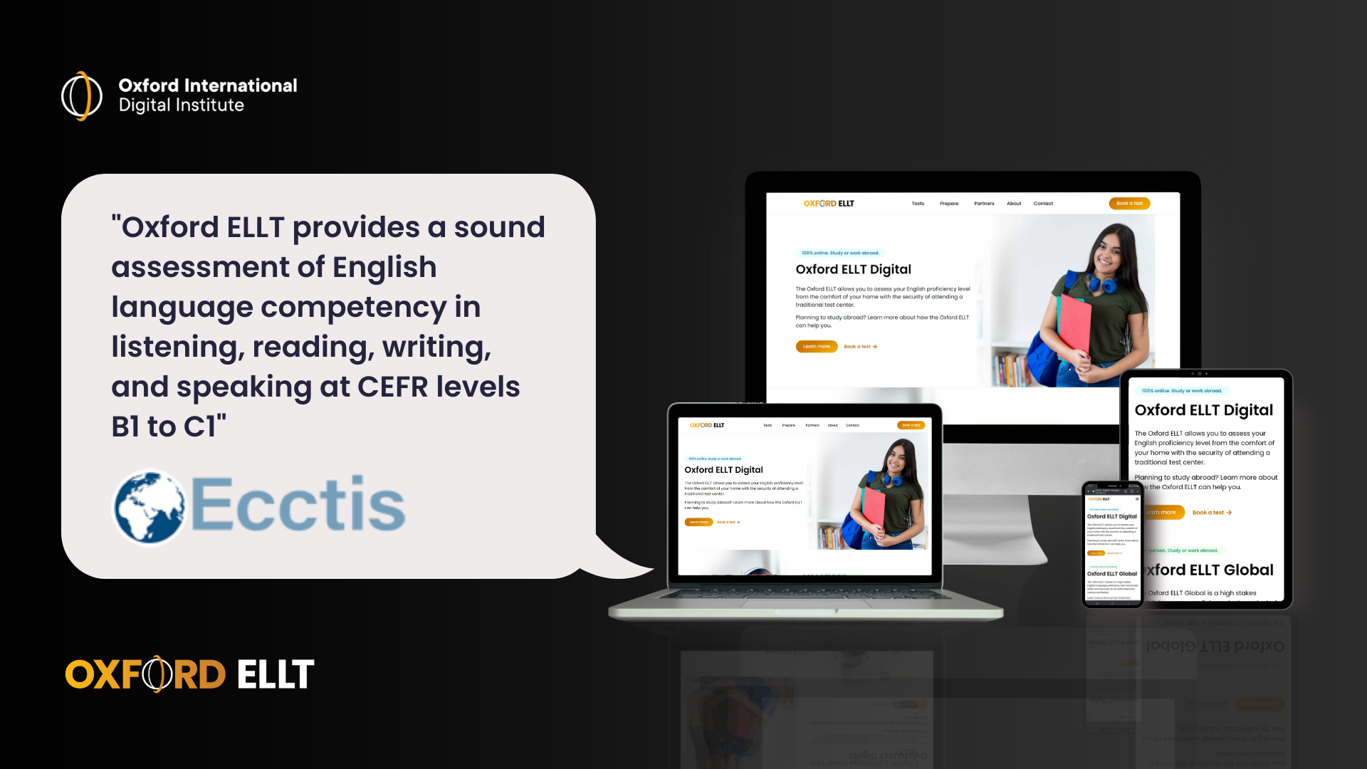 Ecctis’ CEFR Referencing of the Oxford ELLT - OI Digital Institute